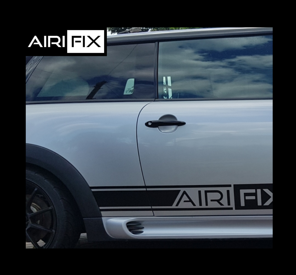 Airifix Mini R50 R52 R53 R55 56-on Door Handle Covers Gloss BLACK - GEN ...